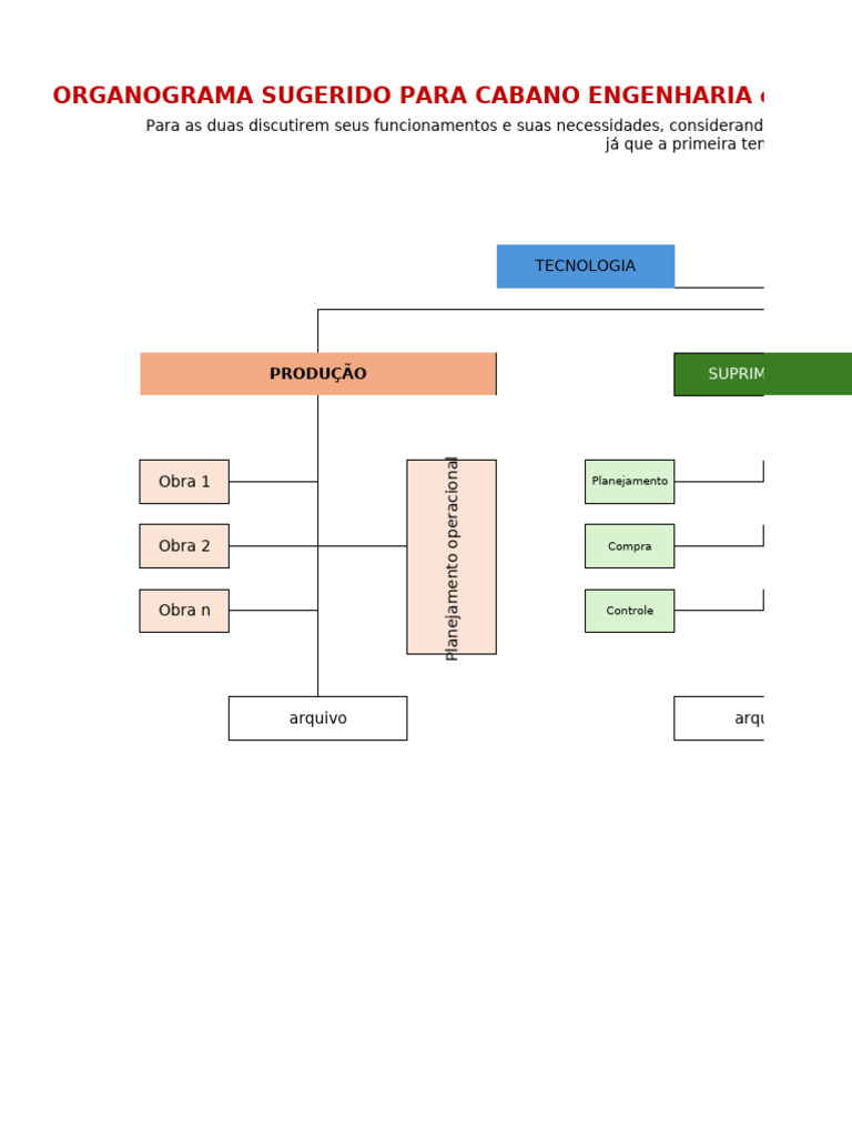 Cópia de Organograma - Sugerido | PDF