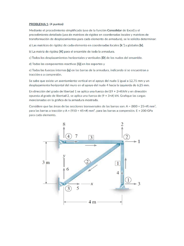 PC1 Analisis Estructural II | PDF