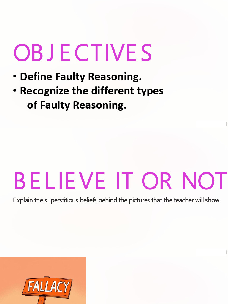 Faulty Logic | PDF | Fallacy | Argument