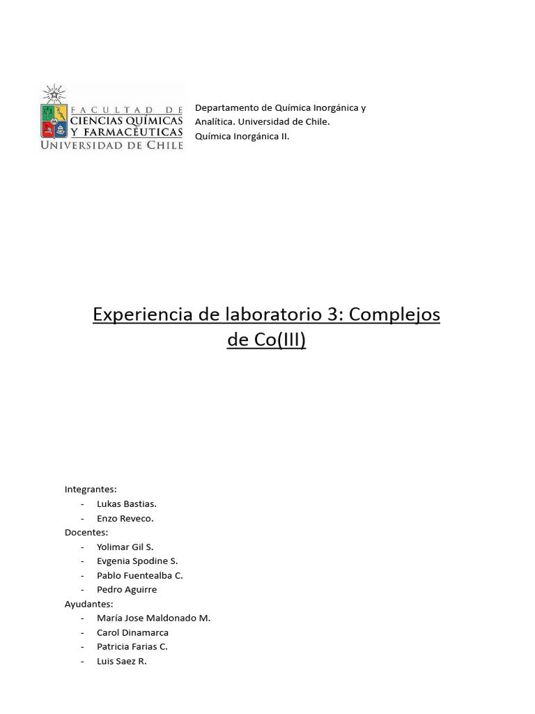 Lab 3 de Ino2 4.6 | PDF | Espectroscopia | Espectroscopia infrarroja