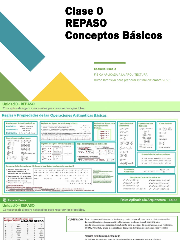 Clase 1 - Repaso e Hidrostática | PDF
