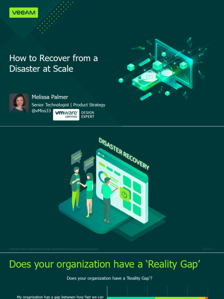 Webinar Disaster Scale Recover | PDF | Backup | Cloud Computing