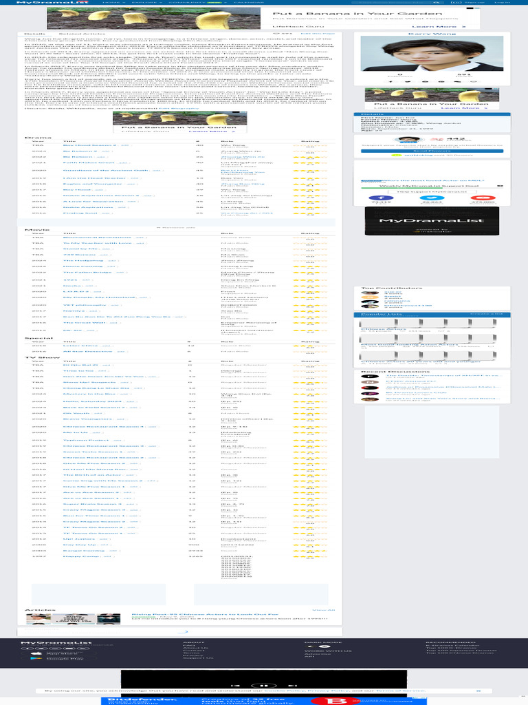 Karry Wang (王俊凯) - MyDramaList | PDF