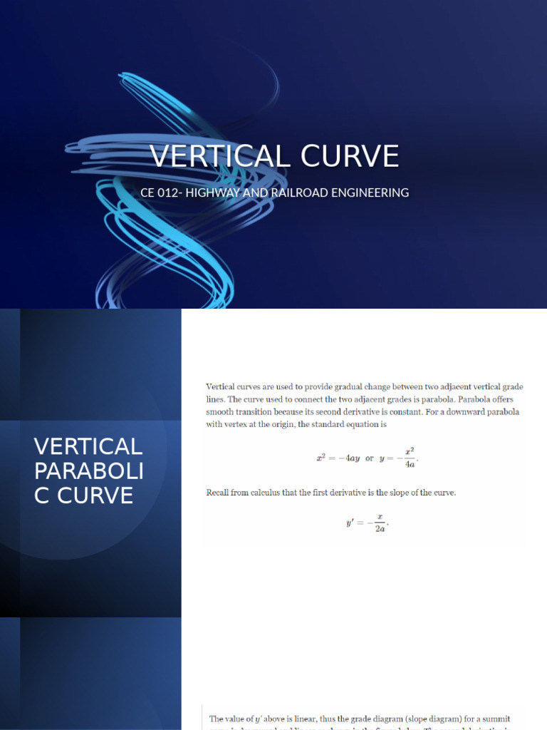 Vertical Curves | PDF