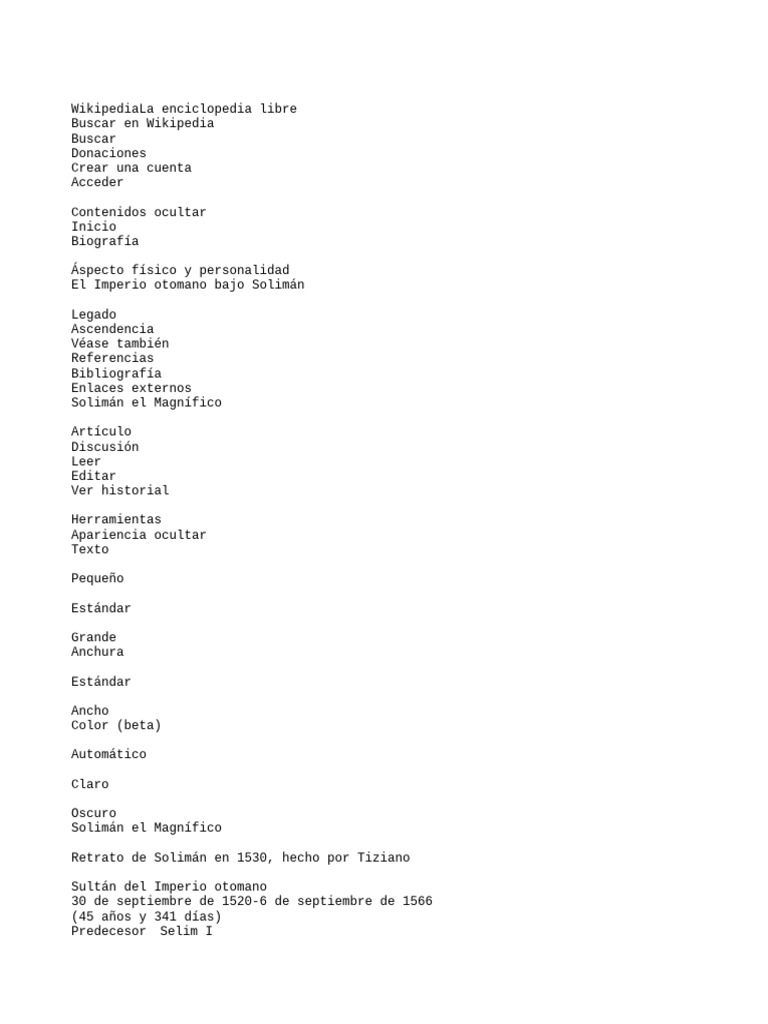 El Estoico Soliman Otomano, Mas Conocido Como El Magnifico | PDF ...