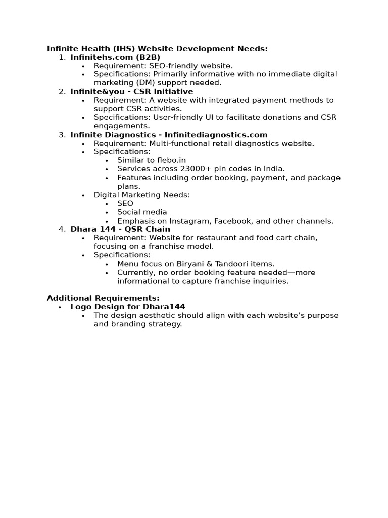 Infinite Health | PDF