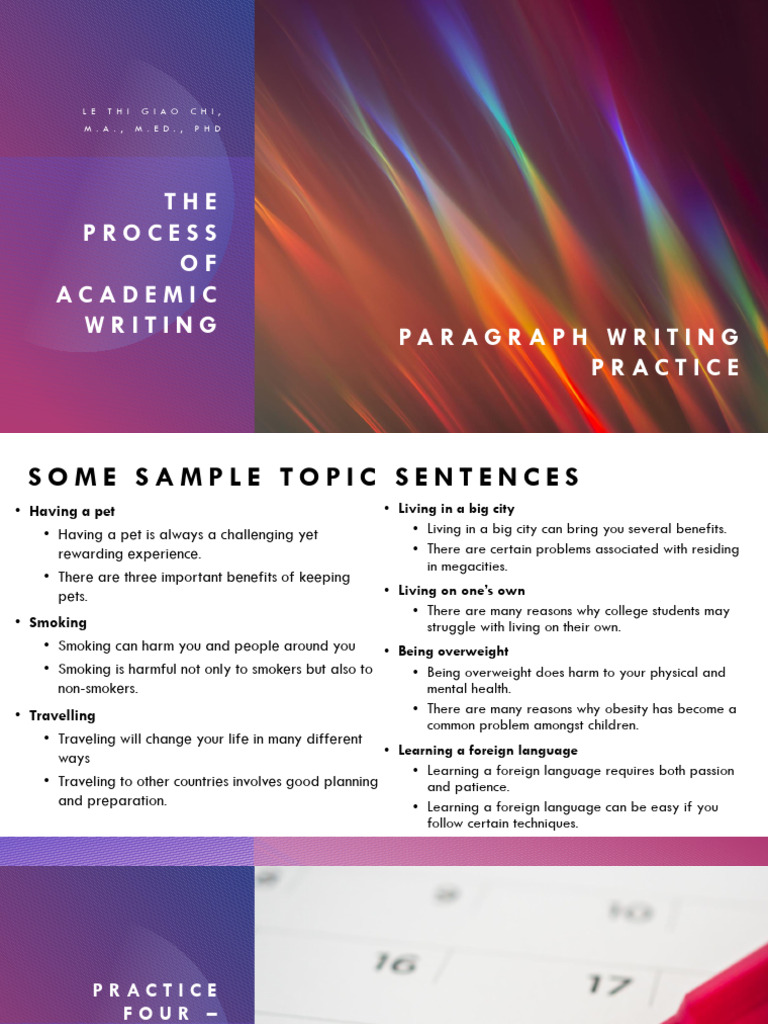 17-18_ACADEMIC WRITING_UNITY AND COHERENCE | PDF | English Language ...