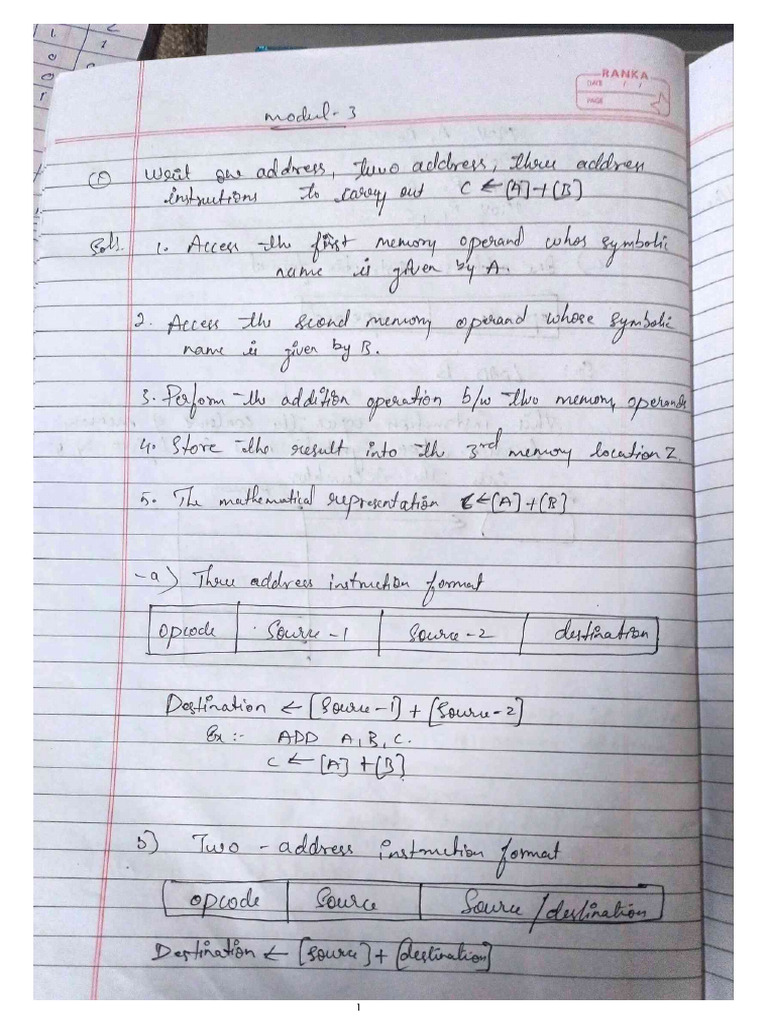 MODULE 3 SOLVED PYQ DDCO | PDF