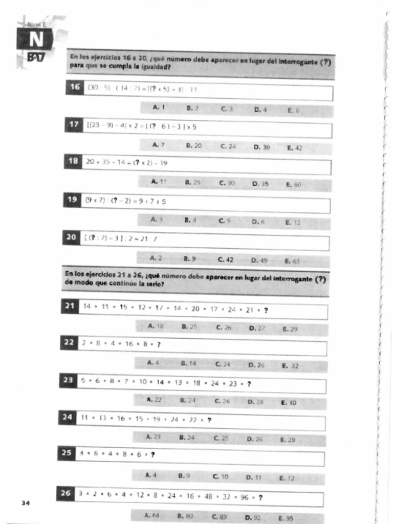 Psicotecnicos TEA 1 | PDF