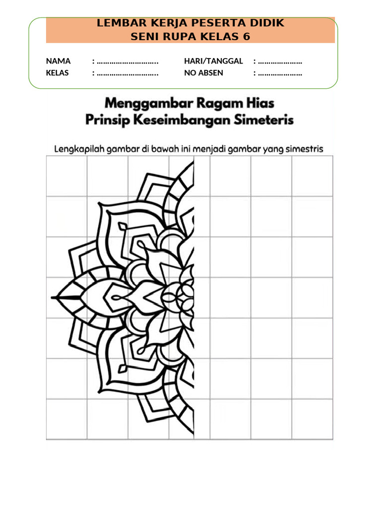 LKPD Seni Prinsip Proporsi Part 1 | PDF