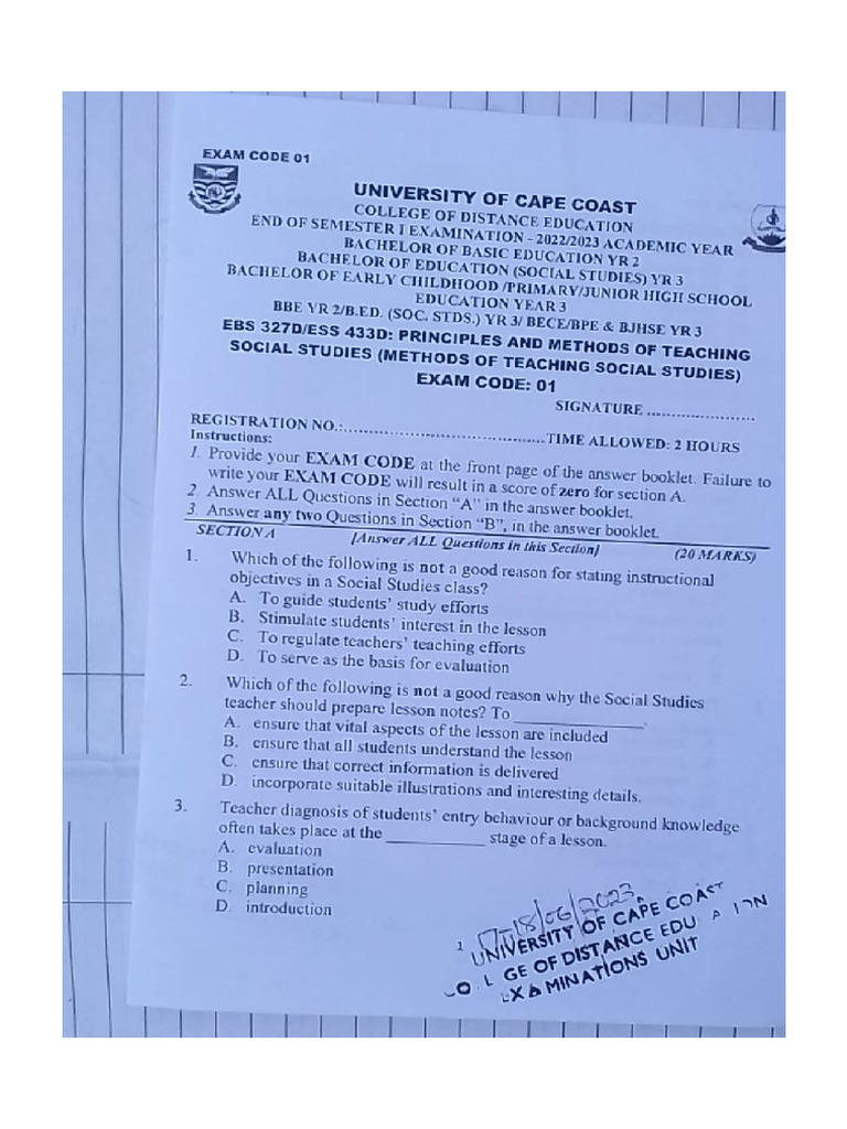 Methods of Teaching Social Studies | PDF