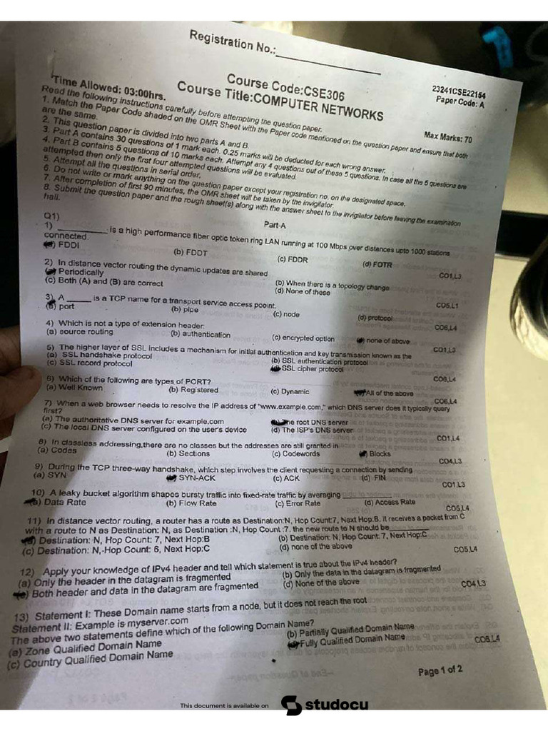 Cse 306 Ete Pyq | PDF