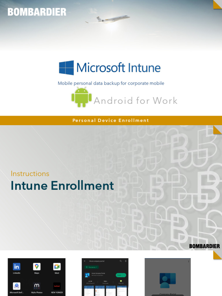 Android for Work: Intune Enrollment Guide | PDF | Mobile App | Android ...