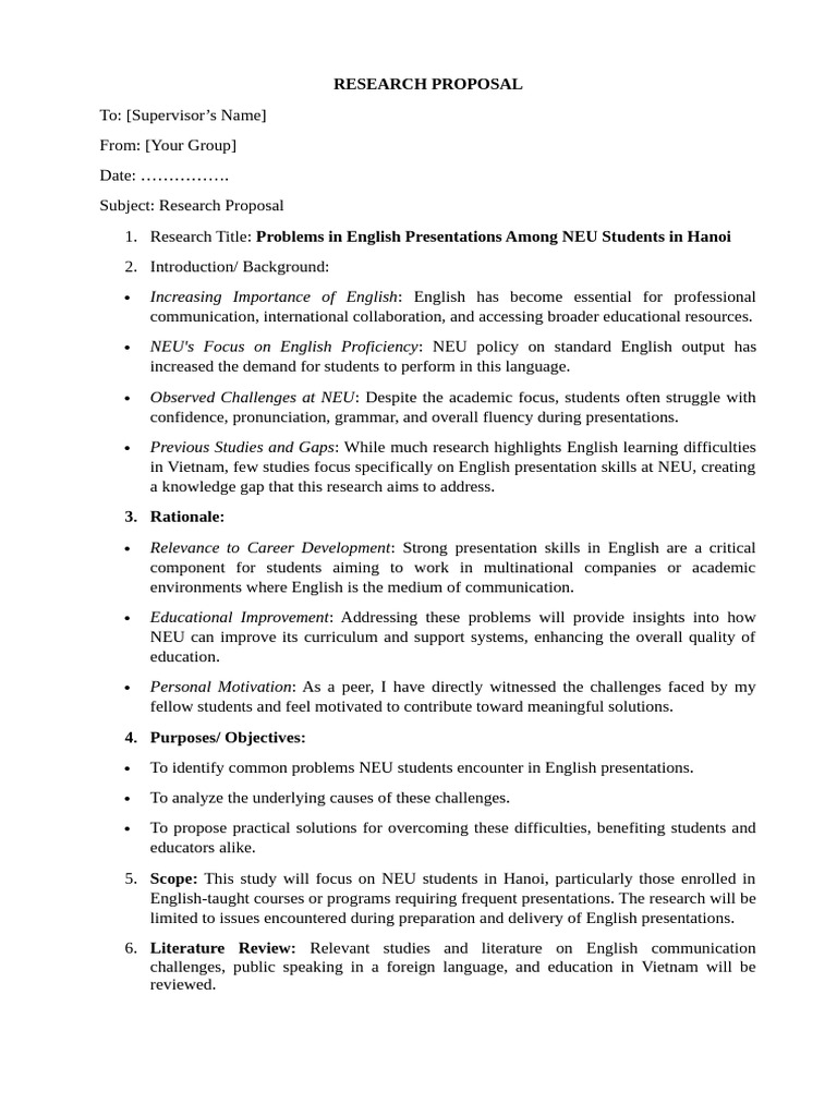 Sample_Research-Proposal (1) | PDF | Qualitative Research | Human ...