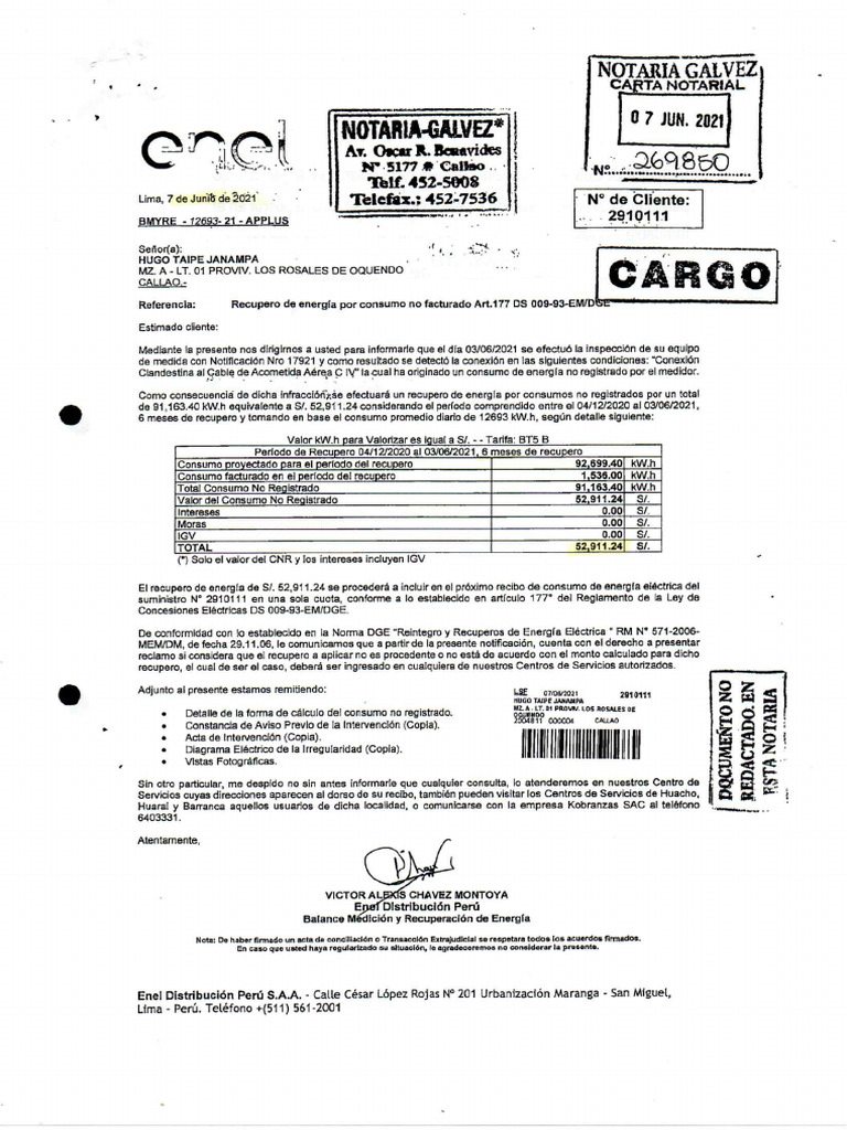 Resolucion Enel | PDF