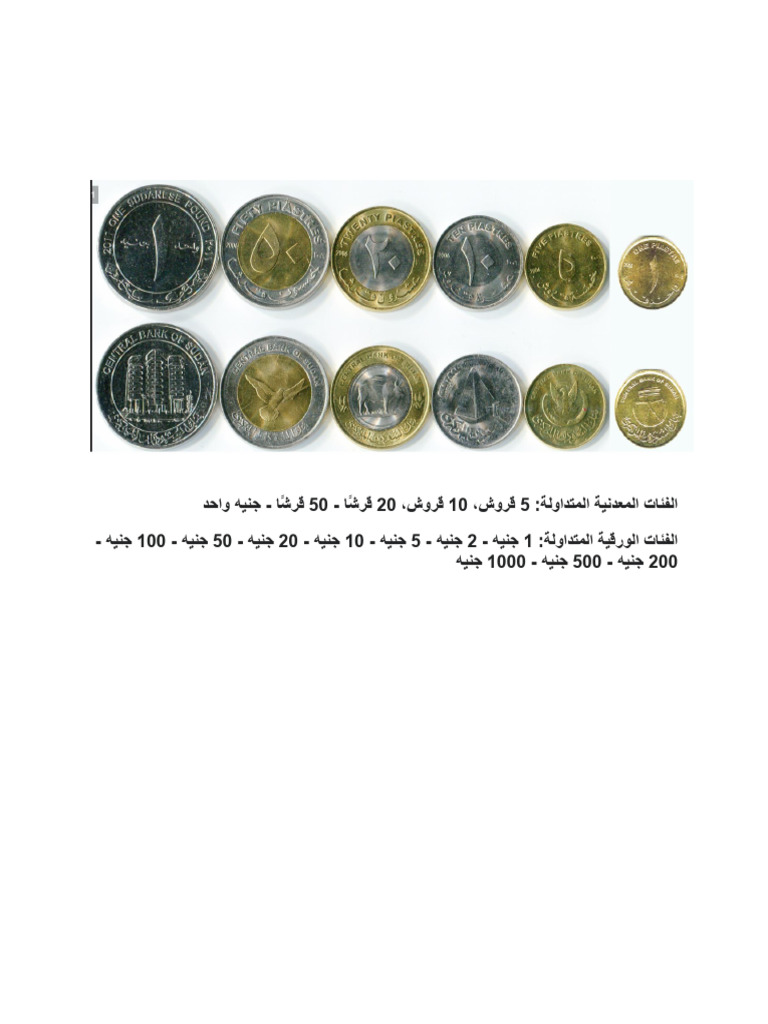 Sudan Currency | PDF