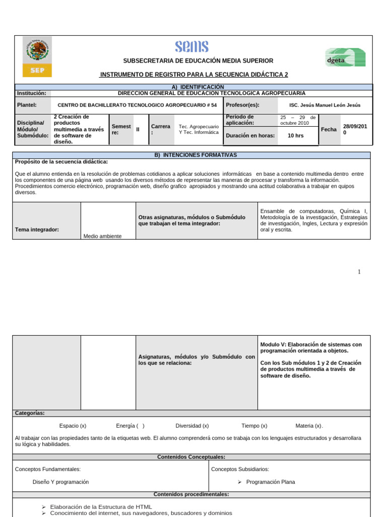 Sec. Didac.2 Sub2web | PDF | Evaluación | Multimedia