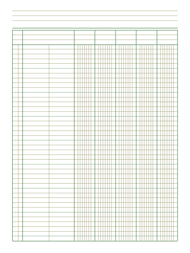 Free Online Ledger Paper Download | PDF