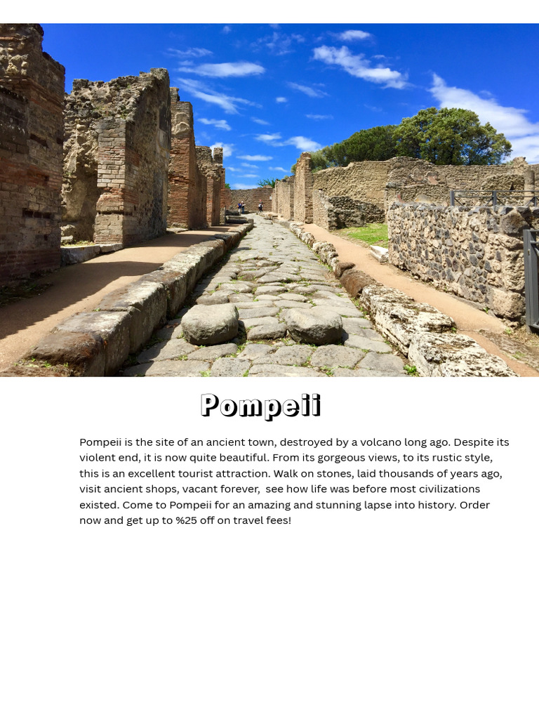 Explore Ancient Pompeii Ruins | PDF