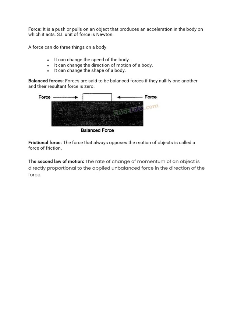 Understanding Force and Motion Principles | PDF