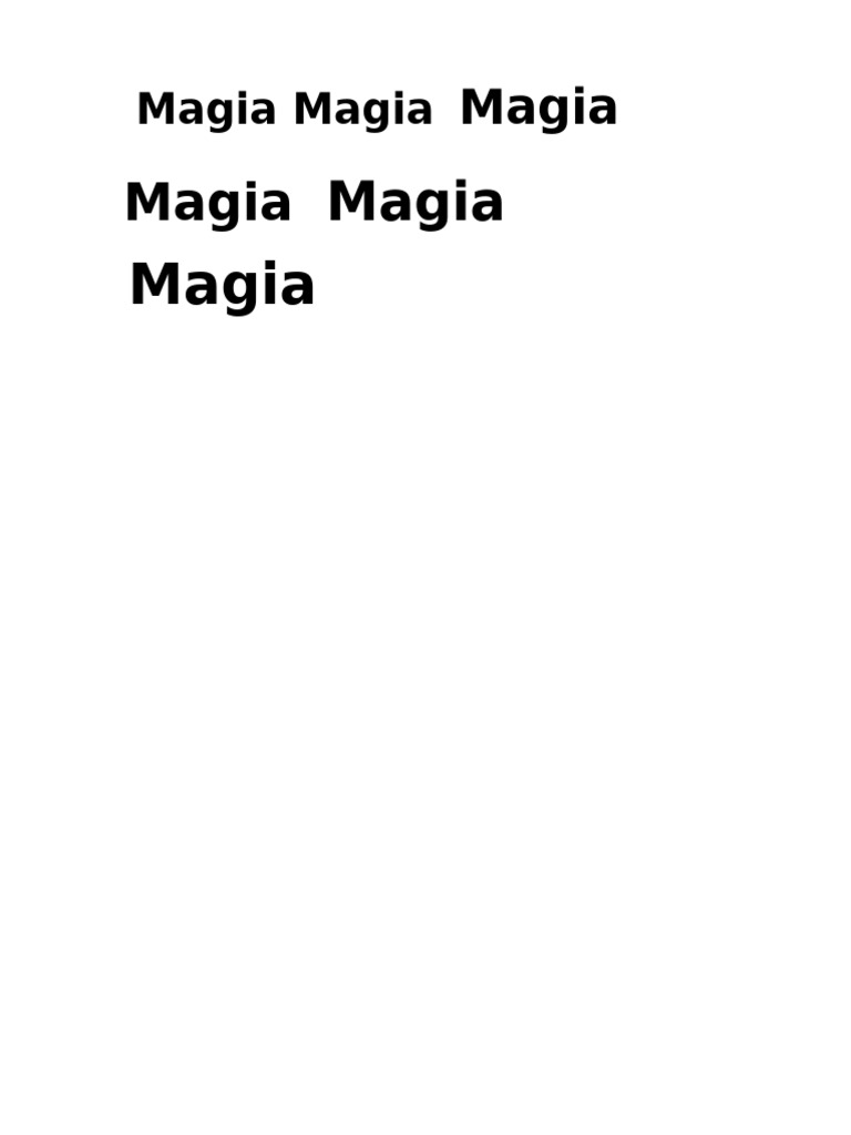 Magia | PDF