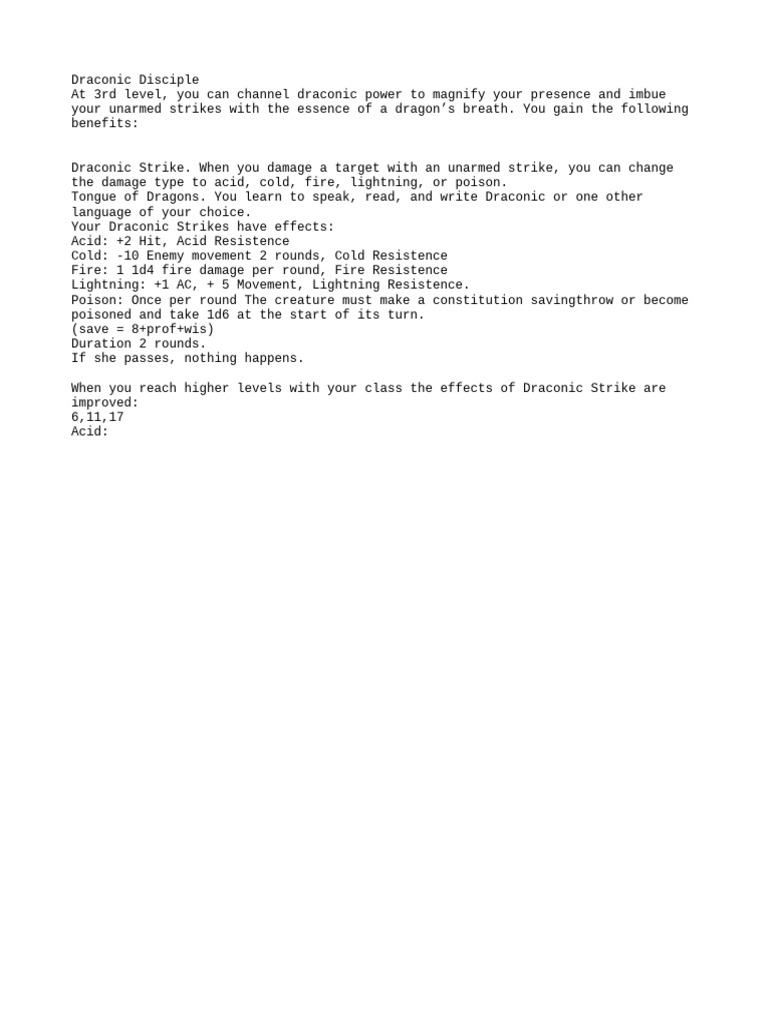 Ascendent Dragon Balanceado Rework | PDF