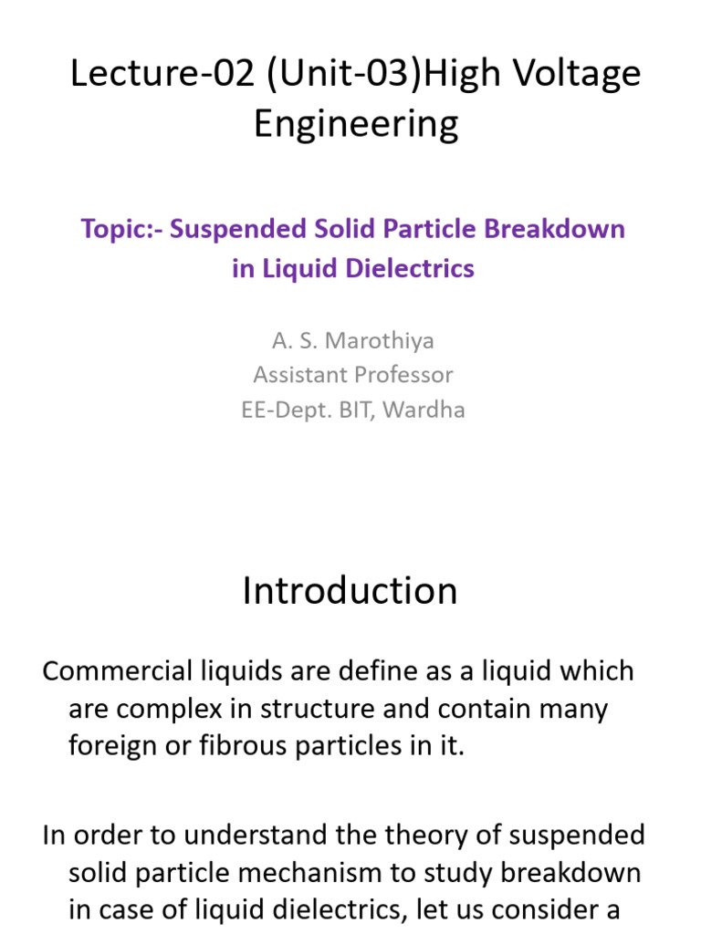 Lecture-02 (Unit-03) | PDF | Viscosity | Dielectric