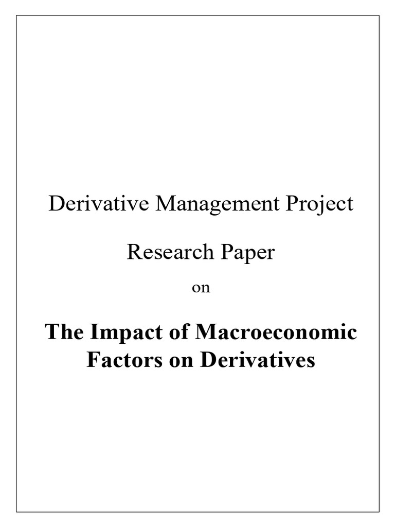 Research Paper | PDF | Hedge (Finance) | Derivative (Finance)