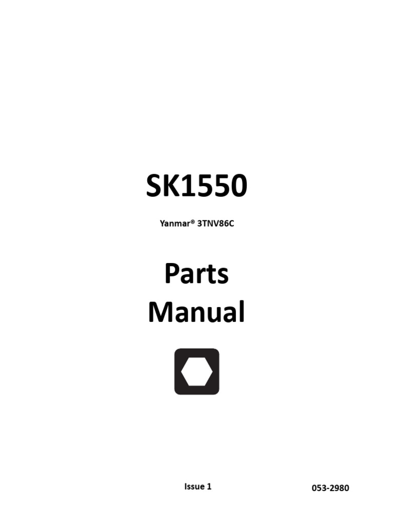 Sk1550 Parts Catalog | PDF