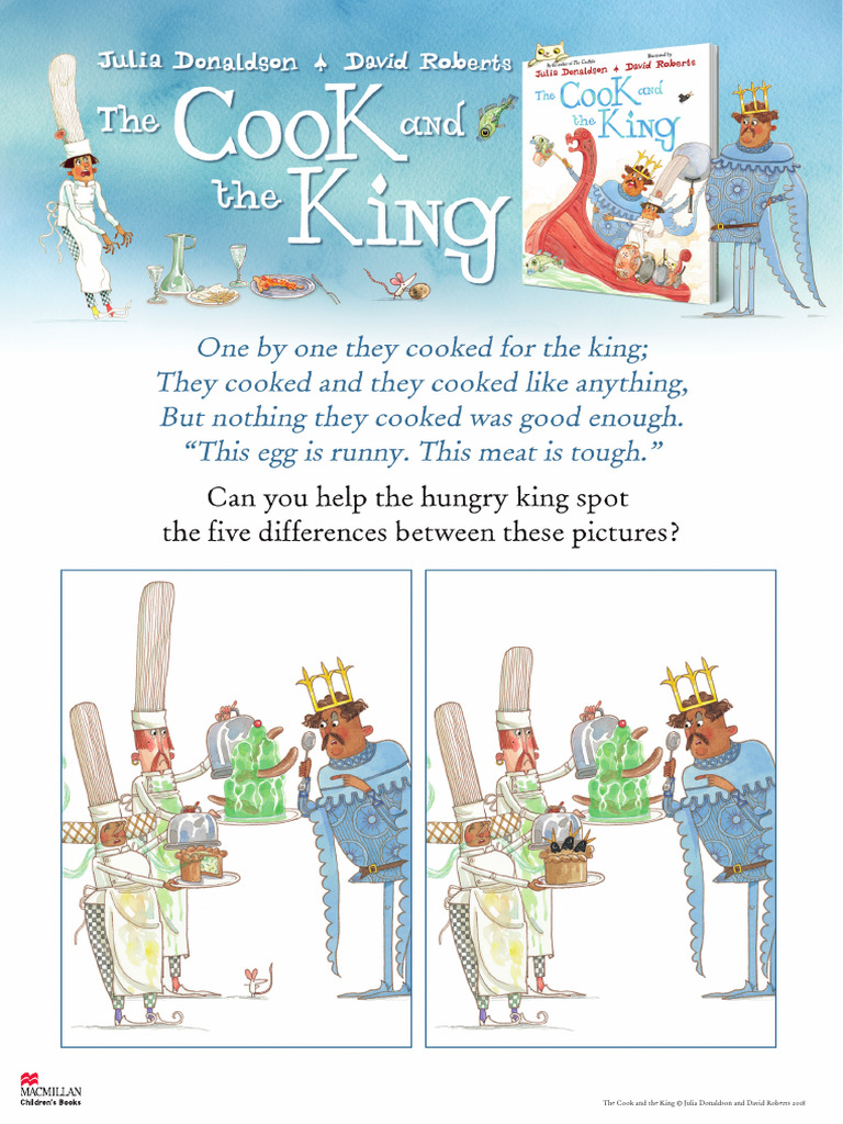 Cook and The King - Activity Pack | PDF