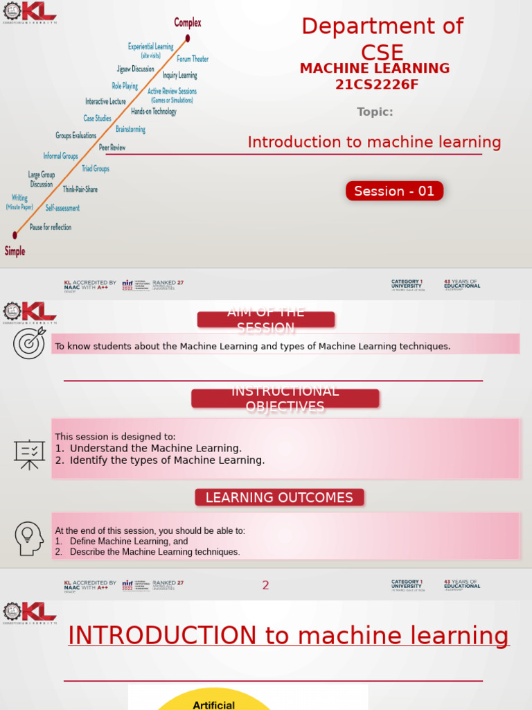1. Types of Machine Learning | PDF | Machine Learning | Learning