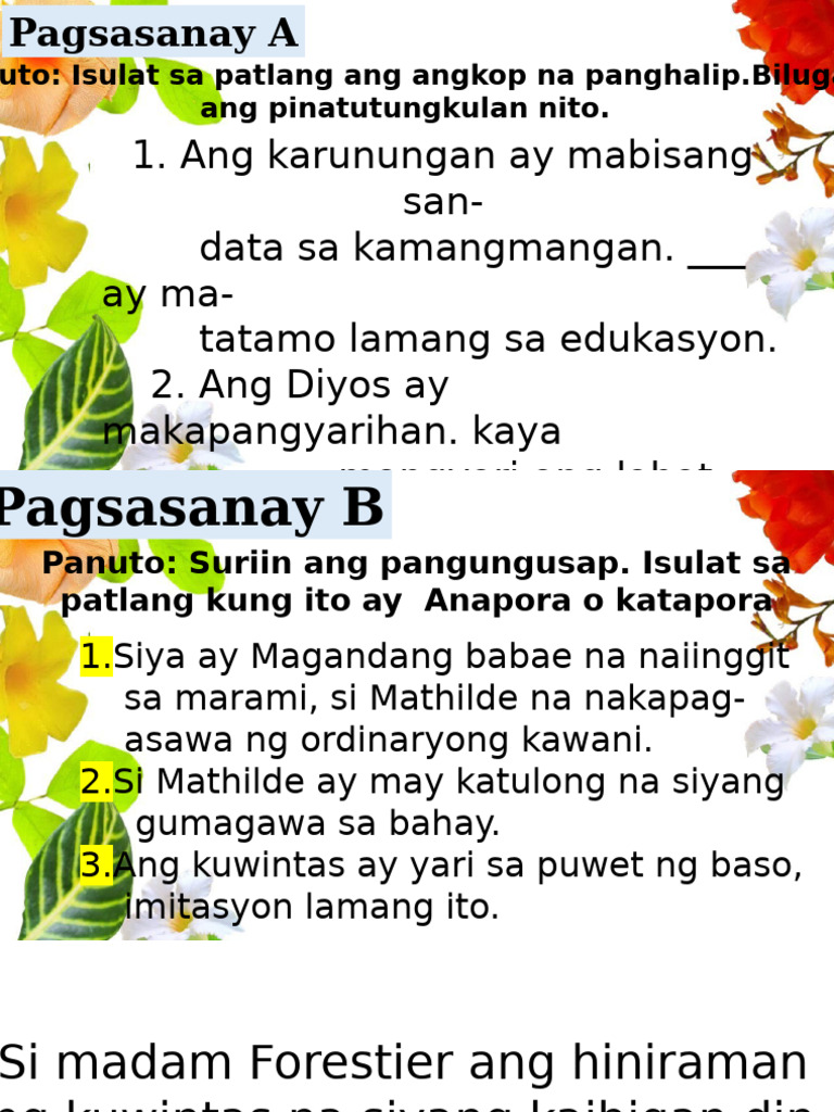 Anapora Katapora | PDF