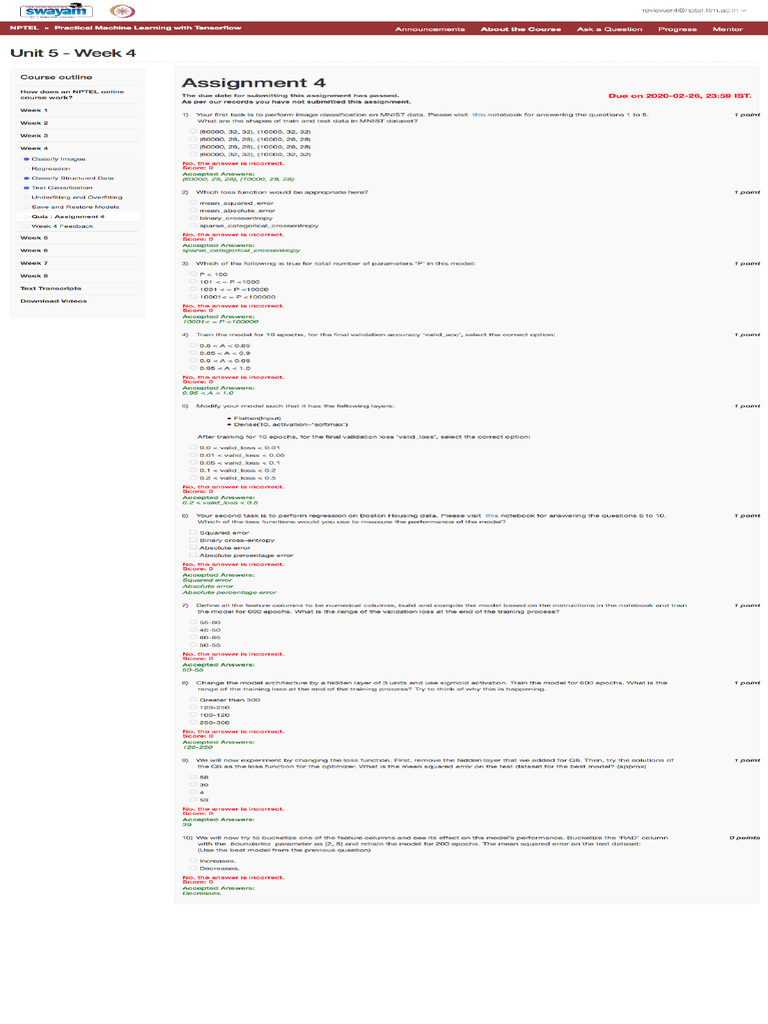 Noc20 Cs44 Assigment 4 | PDF
