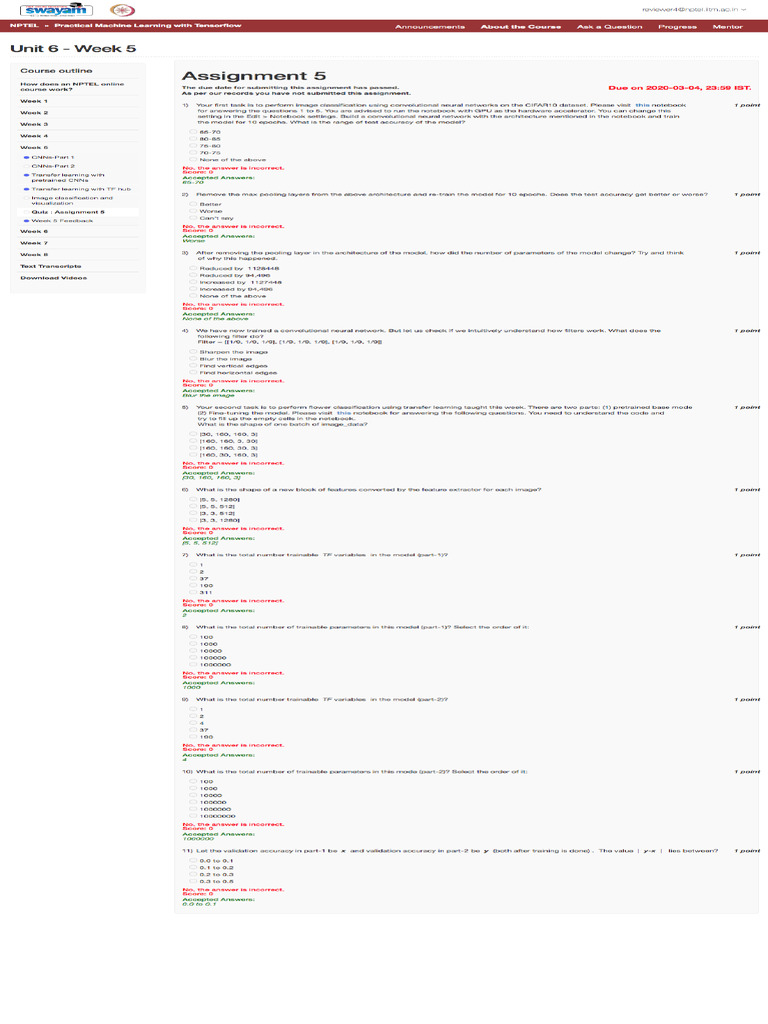 Noc20 Cs44 Assigment 5 | PDF