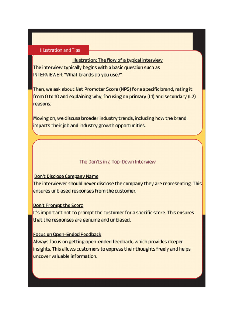 Flow of A Typical Interview | PDF