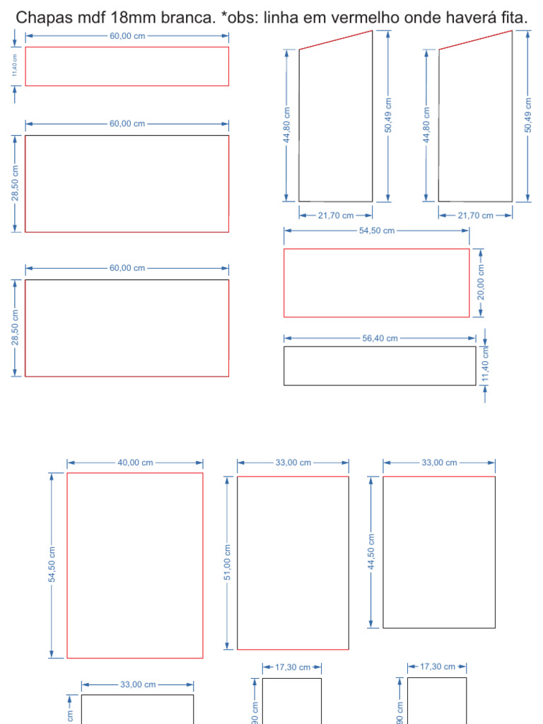 CORTE MDF 18mm | PDF
