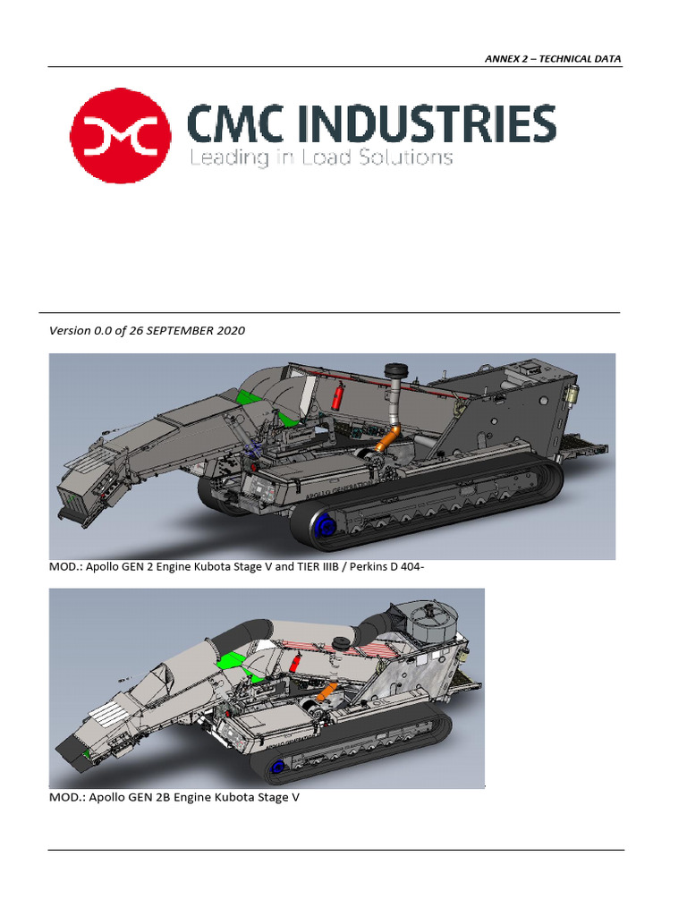 Apollo Chicken Loader Specs | PDF | Motor Vehicle | Vehicle Technology