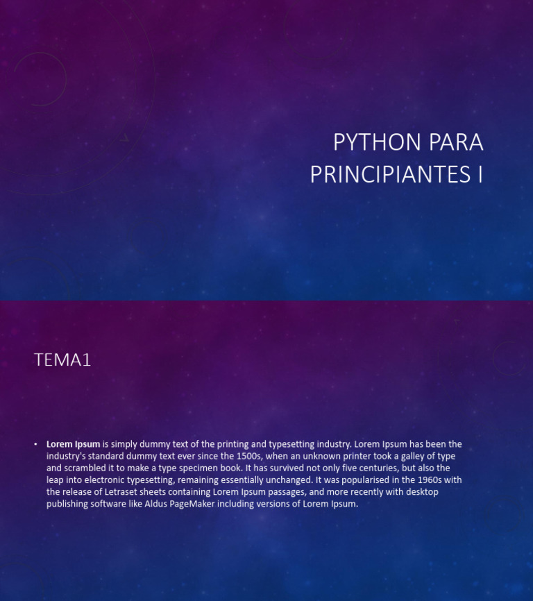 Python para principiantes 1 | PDF