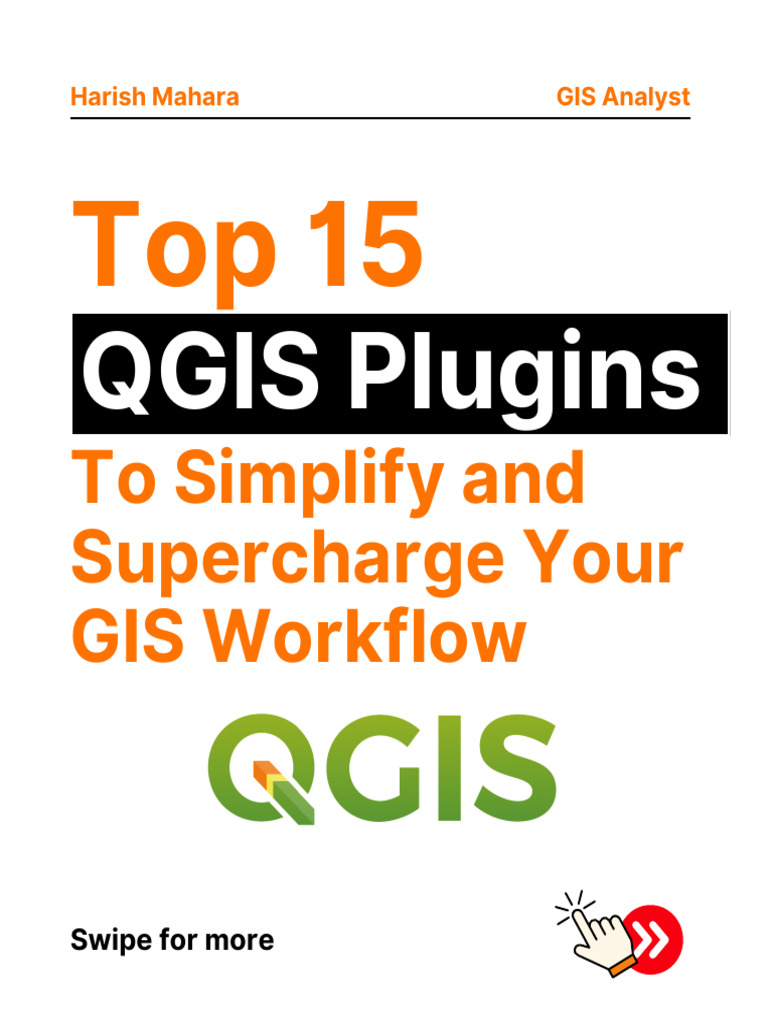 15 QGIS Plugins by Harish Mahara | PDF | Geographic Information System | Geographic Data And ...