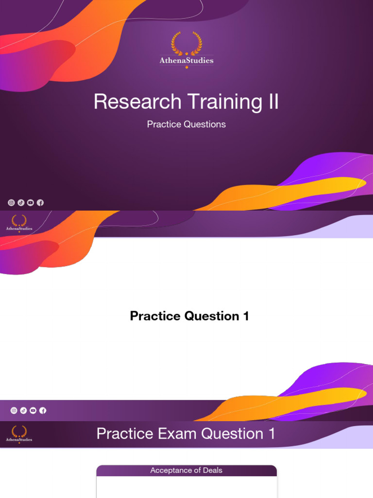 Research Training 2 - Practice Session | PDF | Errors And Residuals ...