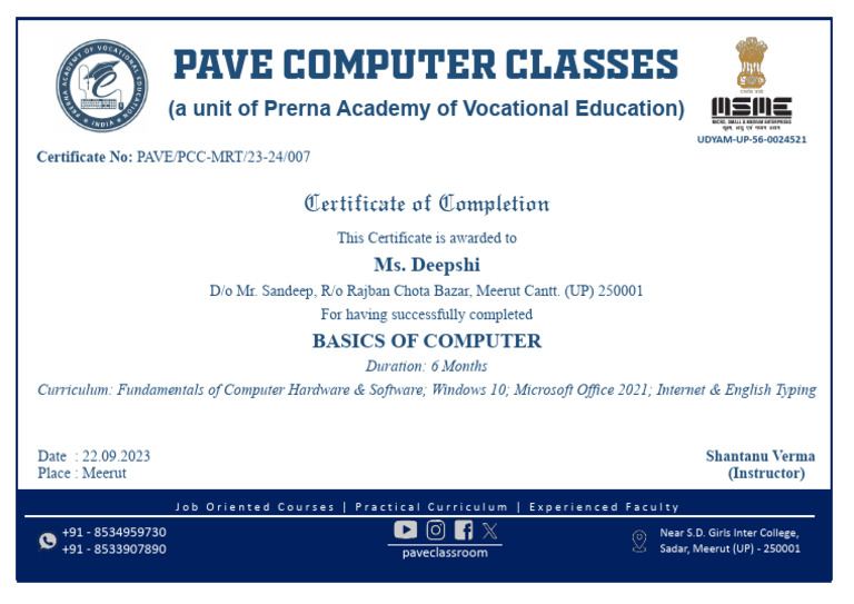 Basics - Deepshi | PDF