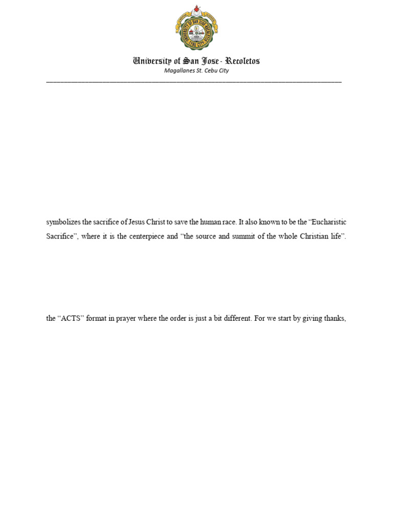 The Sacrament of the Holy Eucharist | PDF | Eucharist | Sacraments