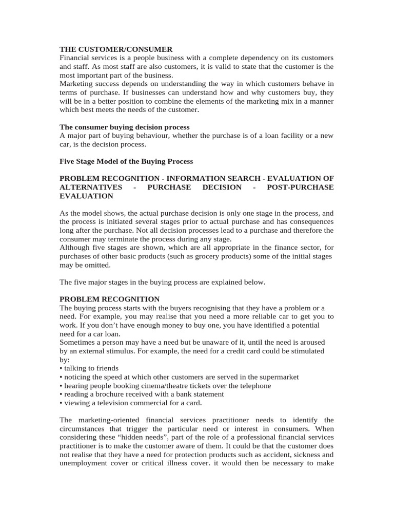 The Customer | PDF | Customer | Psychological Concepts