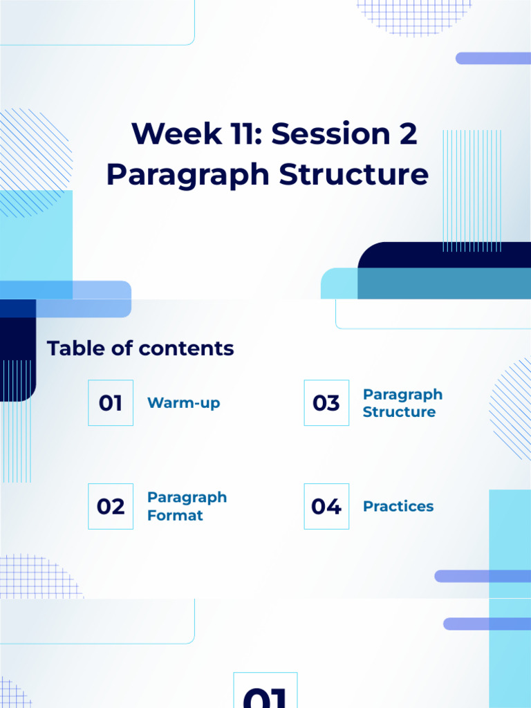 Week 11 - Paragraph Structure | PDF | Foods | Healthy Diet