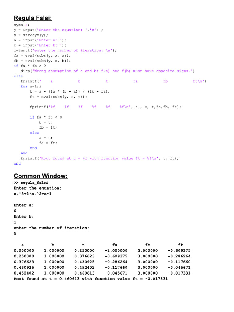 Numerical Assignment | PDF