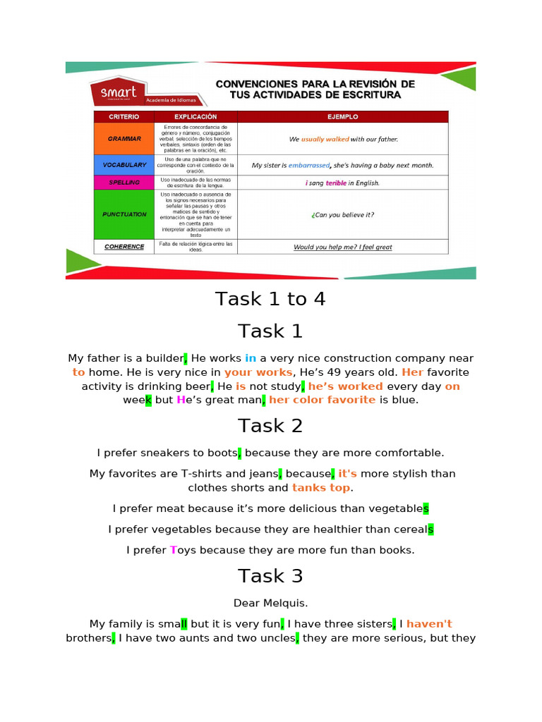 Task 1 To 4 | PDF