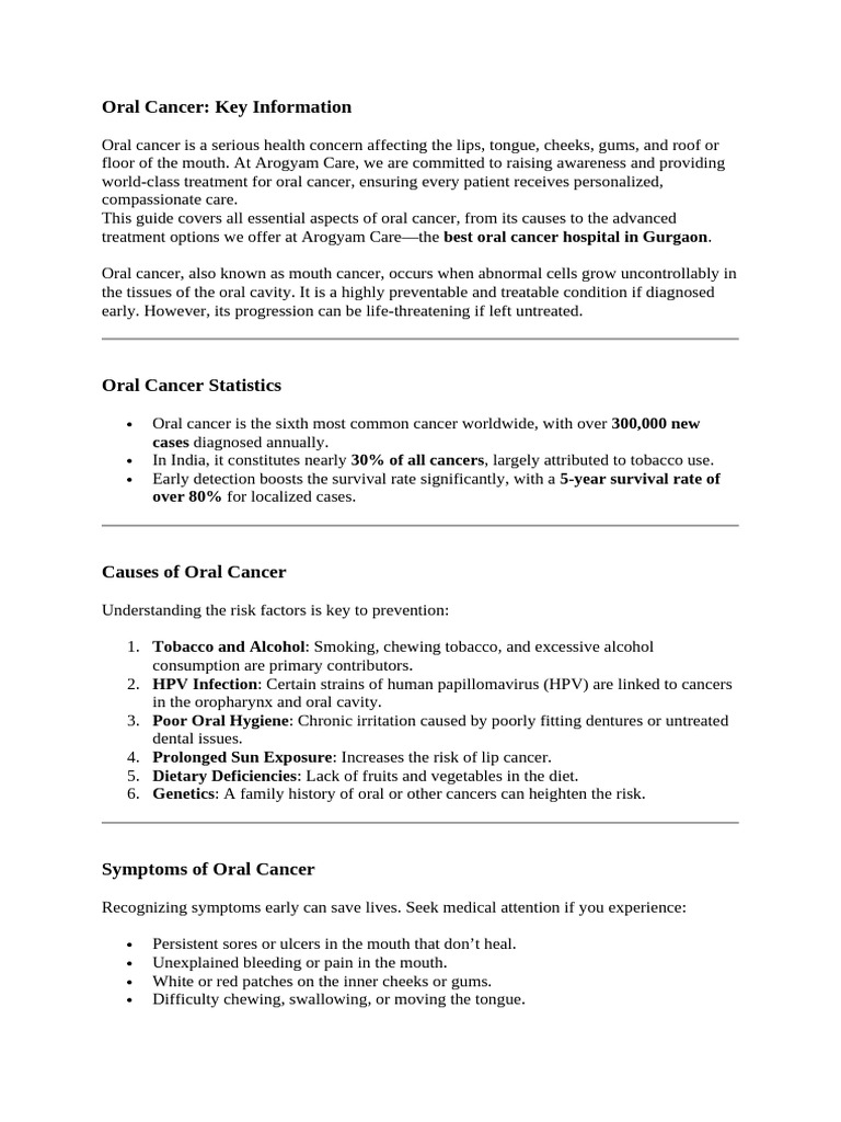 Understanding Oral Cancer Stages | PDF | Cancer | Radiation Therapy