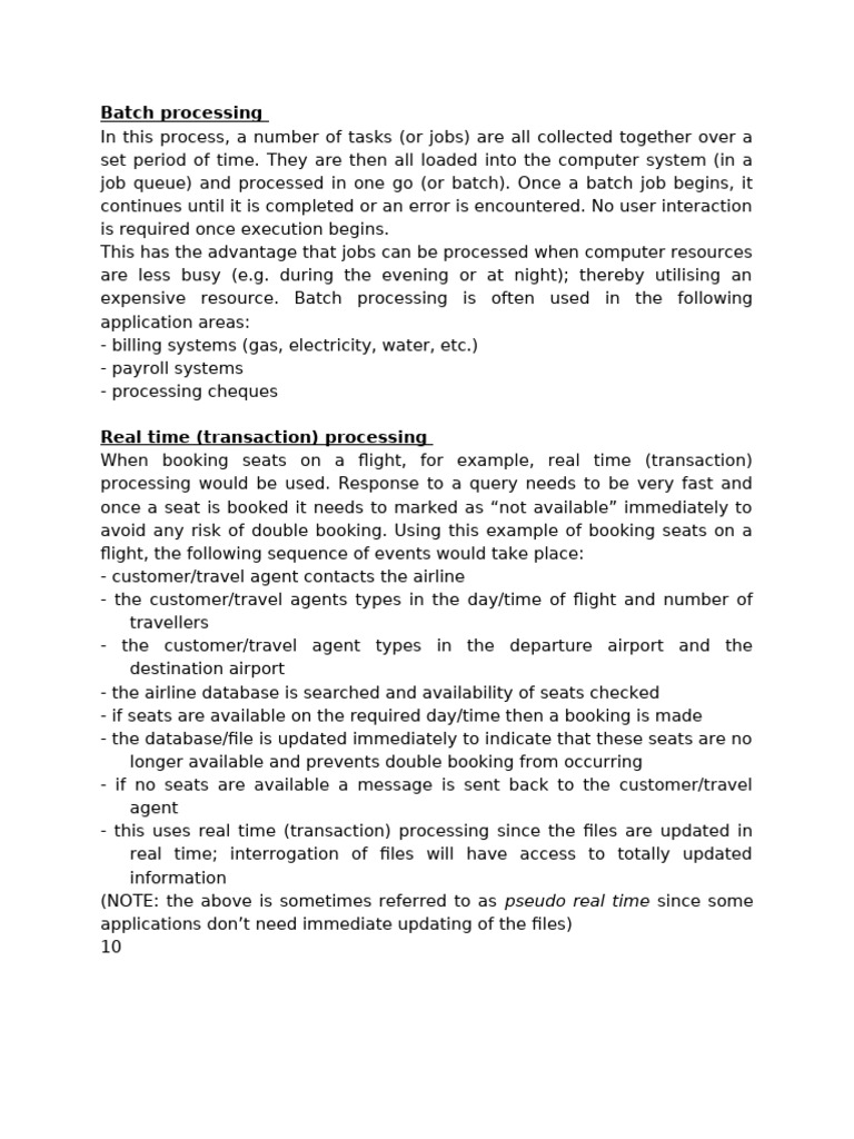 Batch Processing & Real Time Processing | PDF | Analog To Digital ...