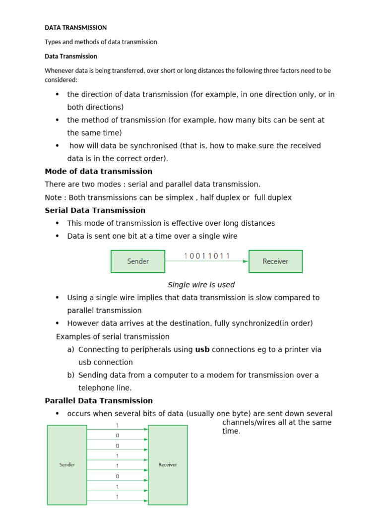 Data Transmission | PDF