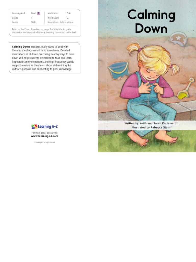 Calming Strategies for Kids | PDF | Learning | Writing